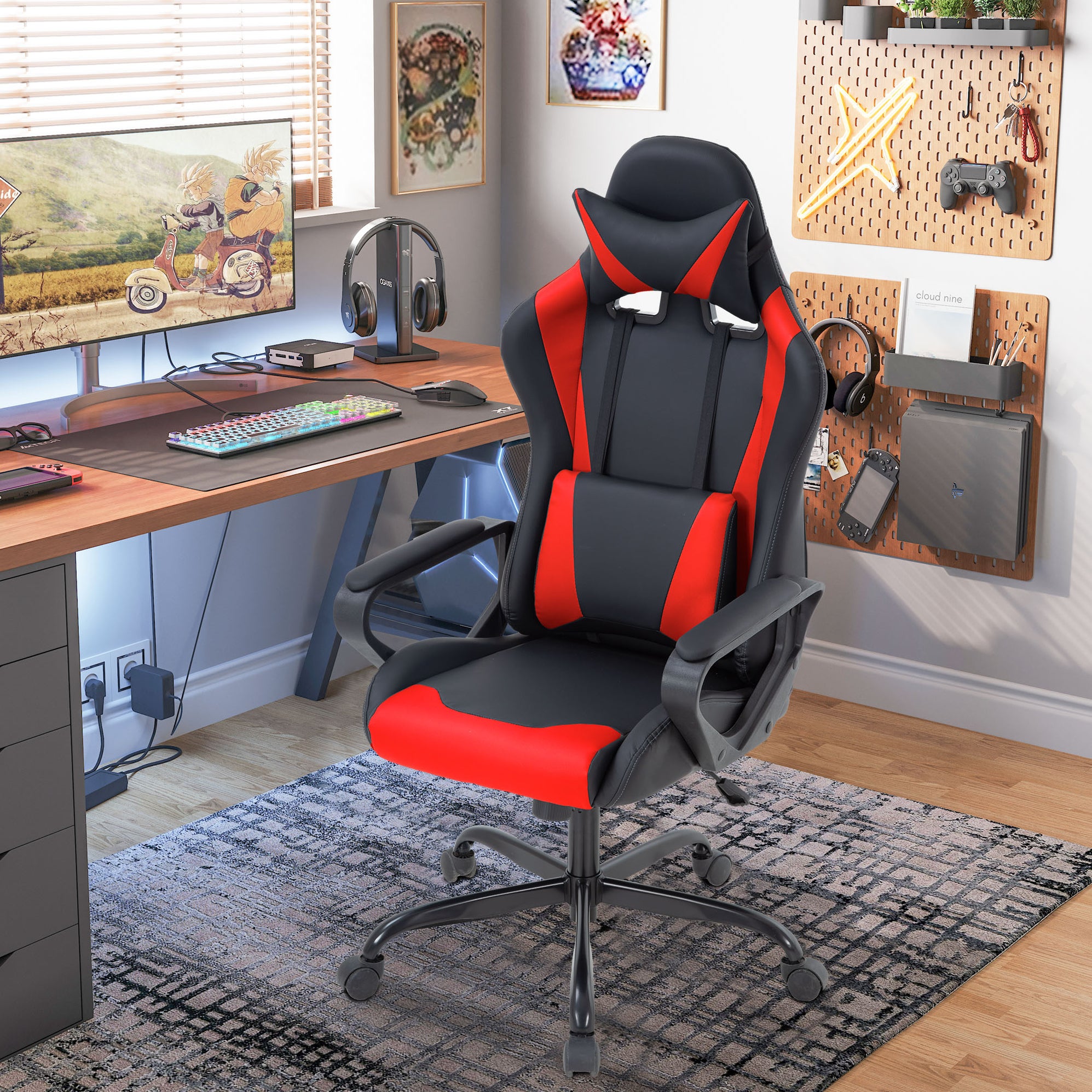 High-Back Ergonomic Executive Swivel Gaming Chair 6 Colors — BestOffice