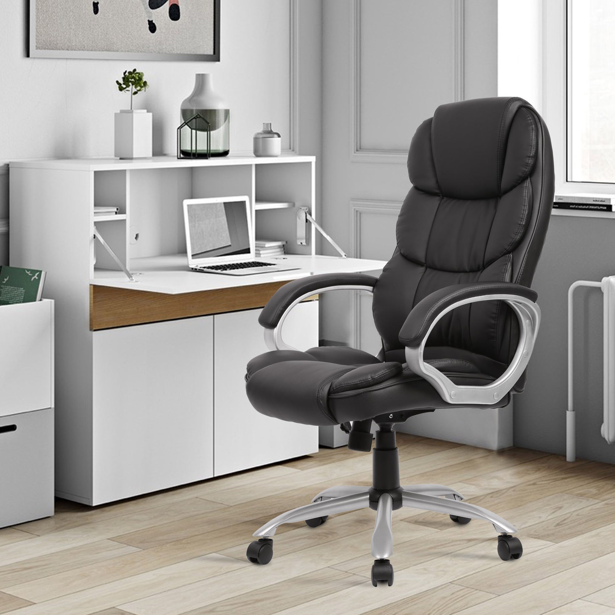 Computer High Back PU Leather Chair — BestOffice